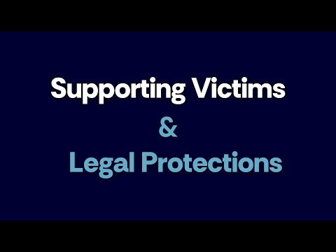 'Stalking is a Crime': Supporting Victims and Legal Protections