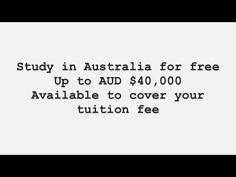 STUDY IN AUSTRALIA FOR FREE. FULLY FUNDED SCHOLARSHIP 2024