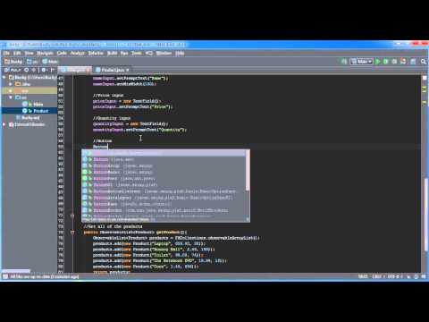 JavaFX Java GUI Tutorial - 19 - Editable Tables Video Lecture - JavaFX Java GUI: Learn to build ...