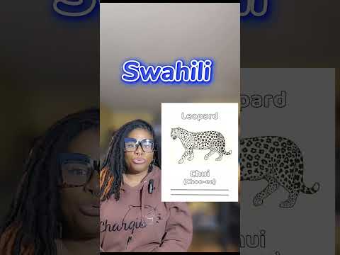 Learn SWAHILI Animals with US!
