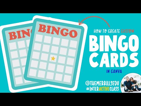 How to Create Custom Bingo Cards in Canva