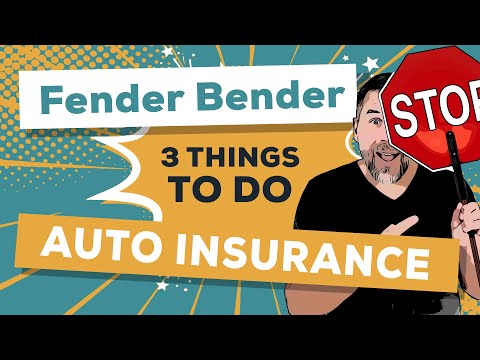 Auto Insurance Claims: 3 things to do at a Fender Bender