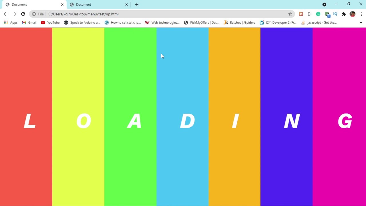 Preloader in Website Using HTML CSS and JavaScript | Responsive Preloader