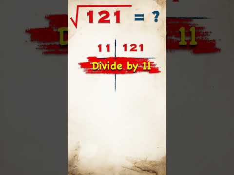 Square Root of 121 / 121 ka vargmul / #shorts #viral #vargmul #squareroot #publicmaths #math