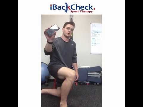 Ankle Dorsiflexion Range of Motion Test w/ iPhone