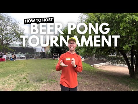 How to Host a Beer Pong Tournament