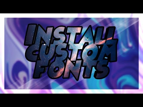 How to install Custom Fonts on Android!