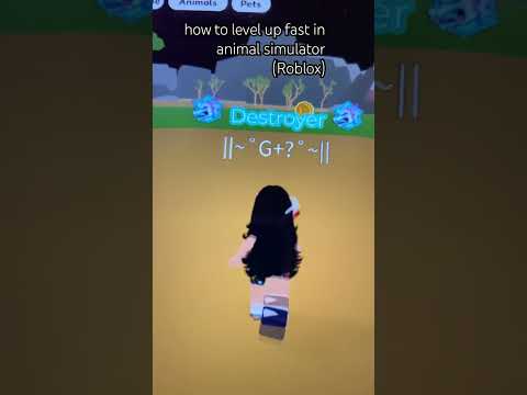How to level up fast in animal simulator#roblox