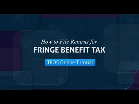 TPOS Tutorial - FBT Return Filing