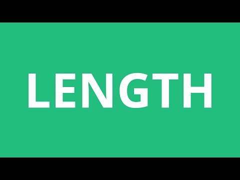How To Pronounce Length - Pronunciation Academy