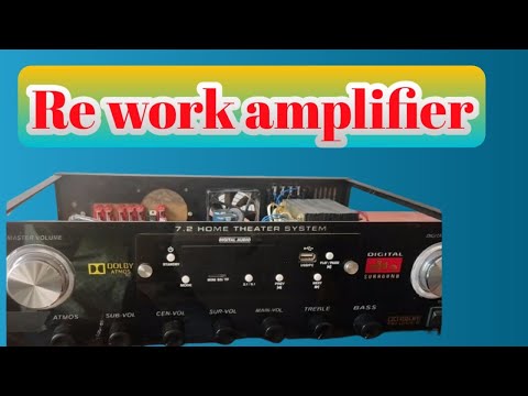 5.1Dolby digital amplifier Remodeling astra remot kit with manual system
