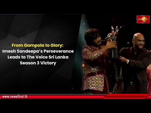 From Gampola to Glory: Imesh Sandeepa’s Perseverance Leads to The Voice Sri Lanka Season 3 Victory