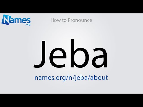 How to Pronounce Jeba