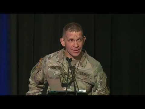 SMA Michael Grinston conduct a town hall to discuss major updates to AR 670-1