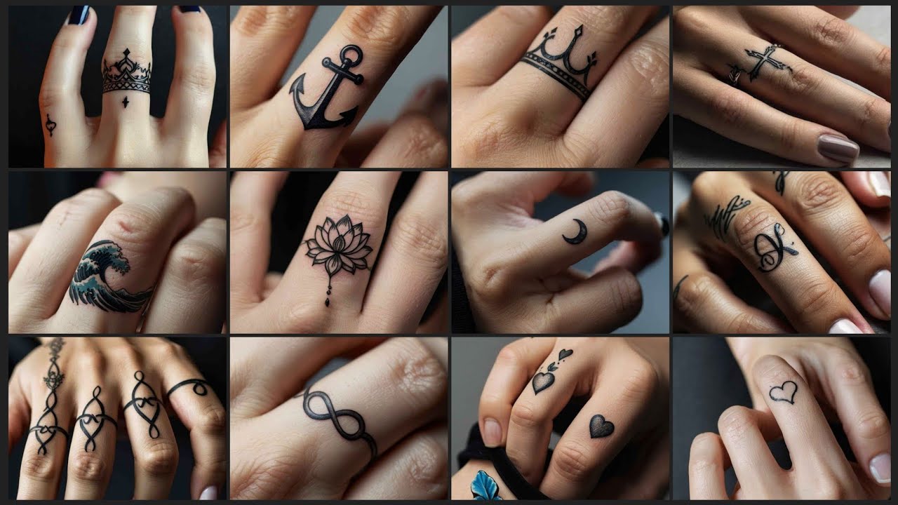 Cute Finger Tattoo Designs for Girls💍💕Beautiful Finger Tattoo Ideas for Females✨Tattoo Design Ideas
