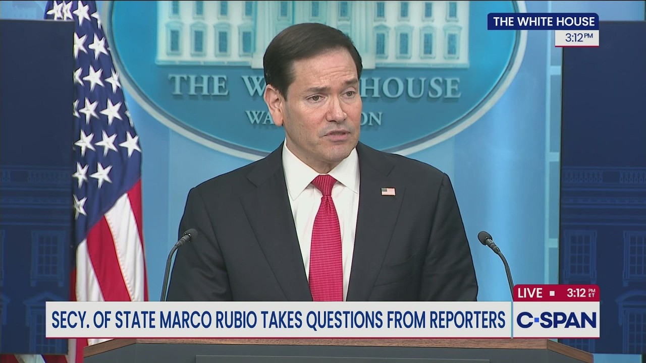 White House Press Briefing with Secretary of State Marco Rubio