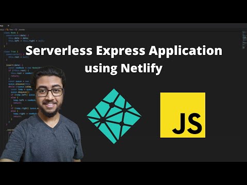 How to create a serveless express app in netlify