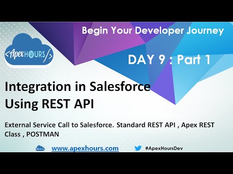 Integration in Salesforce using REST API | Standard REST API | APEX REST API | POSTMAN | DAY 9: P1