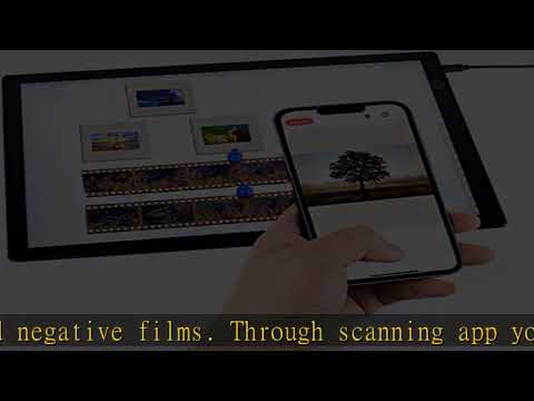DGODRT Slide Viewer Light Pad Backlight for Viewing and Scanning Photos Slides Negatives Films, Ult