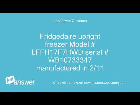 I have an upright Frigidaire freezer that is flashing "OFF"