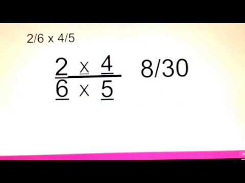 How to multiply fractions with unlike denominators