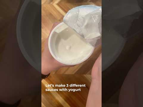 3 Easy Yogurt-Based Sauces