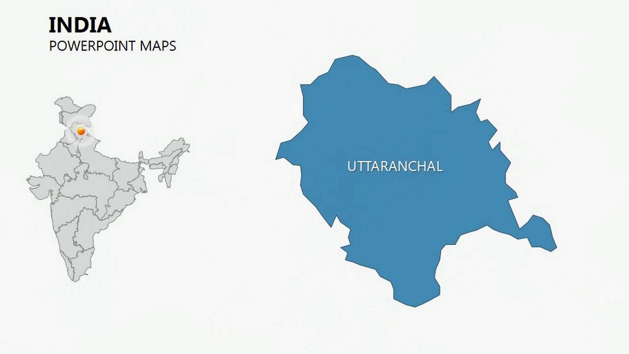India maps - Complete India PowerPoint maps