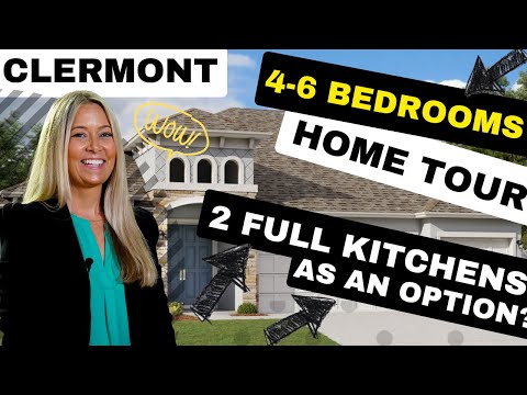 Model Home Tour/ Hartwood Landing / Clermont Florida: 6 Bedroom 4 Bath Avalon w/ Bonus / Walkthrough