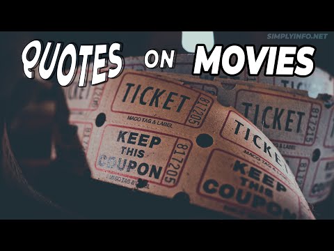 Top 25 Funny, Inspirational & motivational Quotes on Movies | best quotes about Movies | Simplyinfo