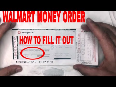 ✅ How To Fill Out A Walmart Money Order 🔴