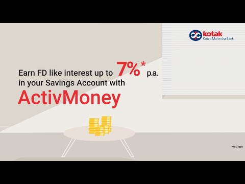 How does Kotak ActivMoney work?