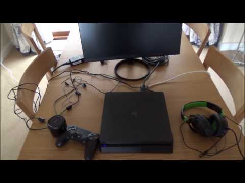 How to Connect a PS4 Slim Console to a DVI Computer Monitor