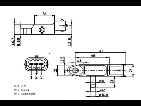Arduino - Air Pressure MAP Sensor for Dacia Renault Nissan Clio Megane Trafic