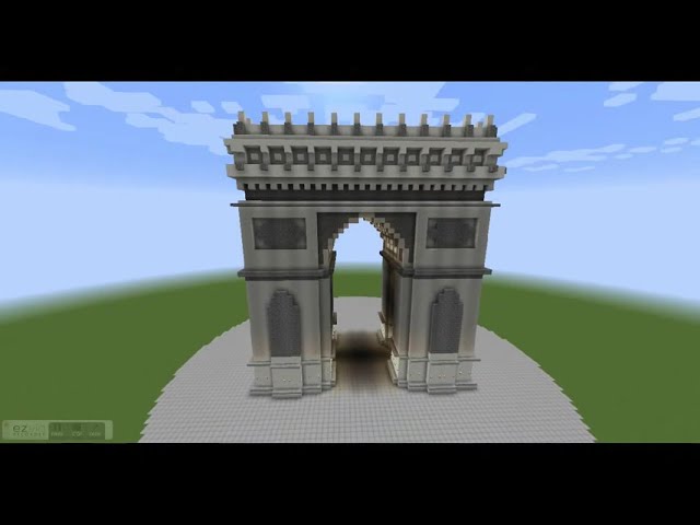 Triumphal Arch І Arch of Triumph (Paris) Minecraft Map