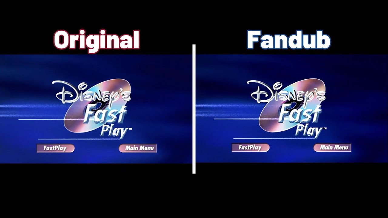 Disney's Fast Play Fandub Comparison