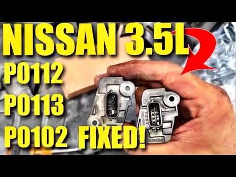 2013-19 NISSAN 3.5L V6 ENGINE DIES P0112 P0113 P0102 MASS AIR FLOW AND INTAKE AIR TEMP SENSOR FIX