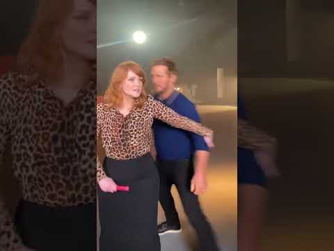 Jurassic World tiktok with Chris Pratt & Bryce Dallas Howard