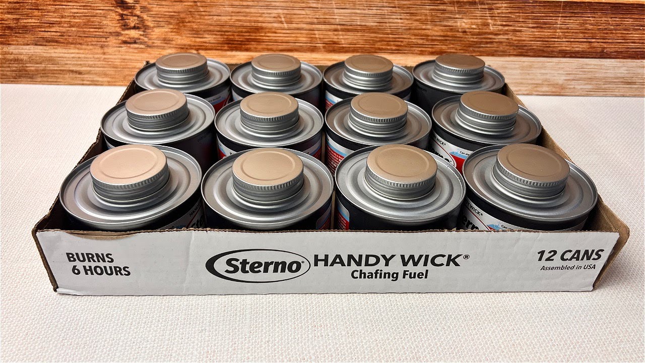 Sterno 6 hour Burn Chafing Dish Fuel Can Review