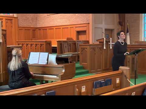 Megan Reader performs "New Words" from In the Beginning by Maury Yeston w/ Catherine Giel on piano