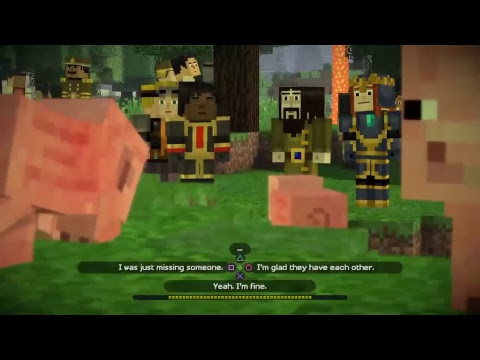 Minecraft story mode fighting aiden
