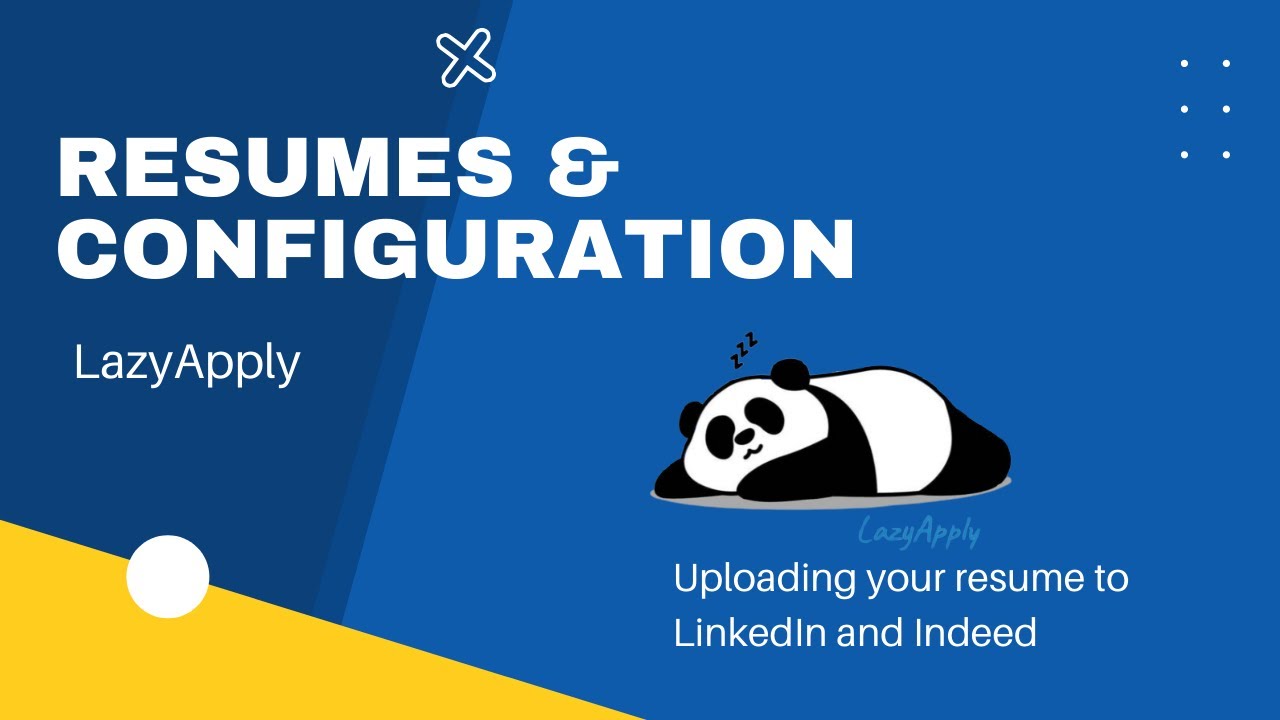 Lazy Apply Add Resume Cover Letter and Integrations