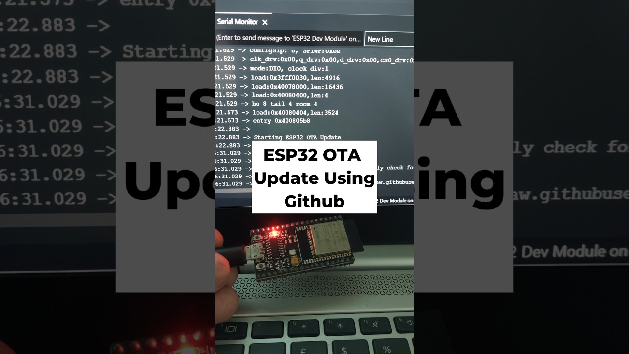 Easy ESP32 OTA Firmware Update with Github Cloud