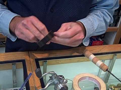 Pat Tapes Reel on Ice Rod