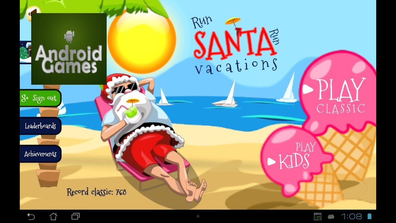 Run! Santa! Run! Android Trailer HD 720p
