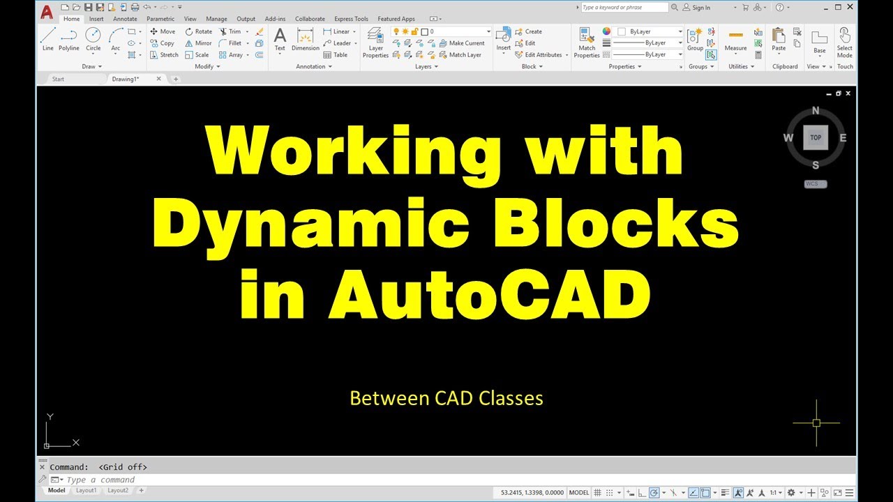 Working with Dynamic Blocks in AutoCAD