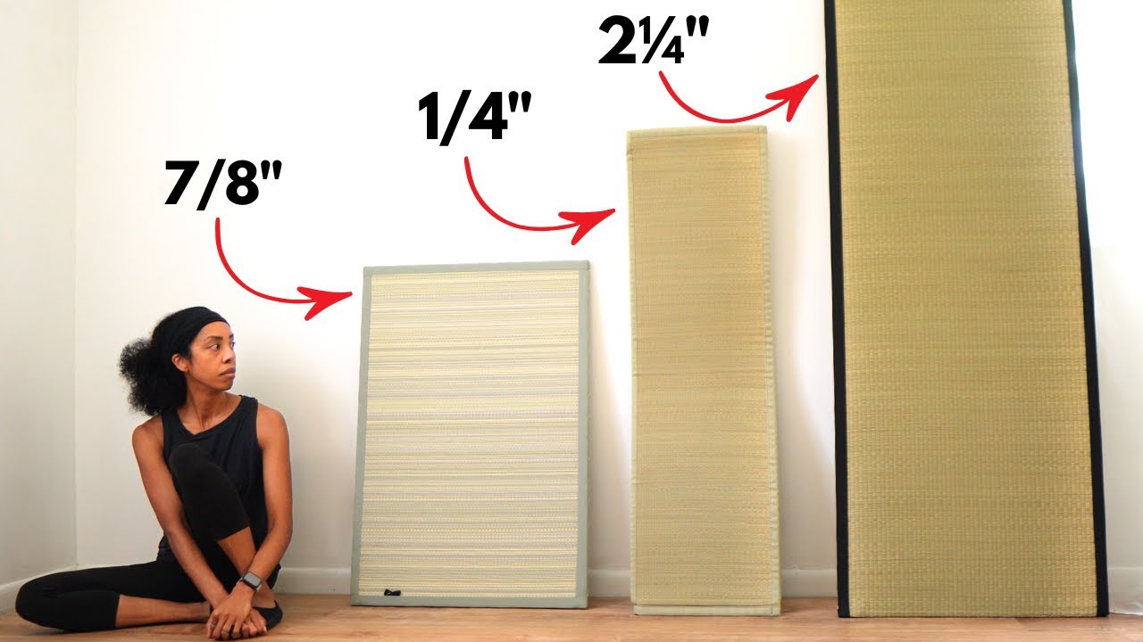 I tried 3 different Japanese tatami mats, here’s how it went