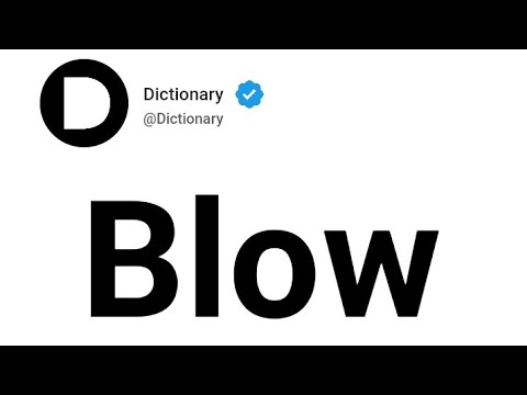 Blow Meaning In English