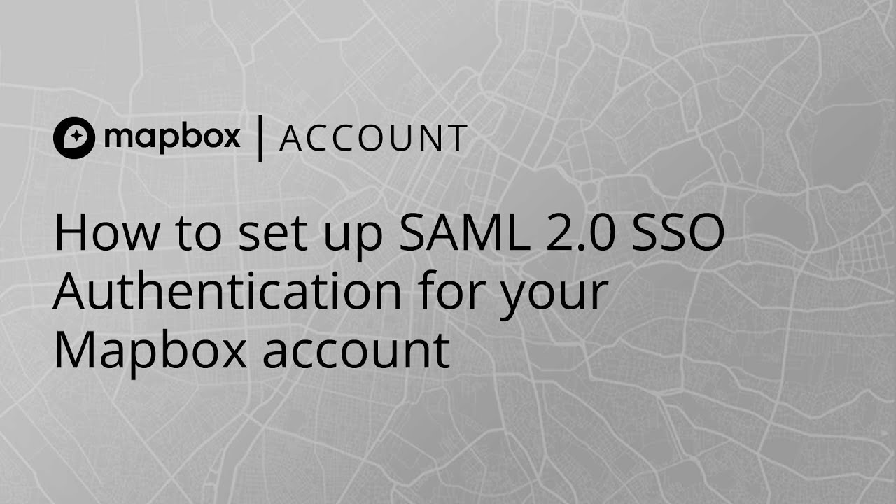 Settings and account access | Accounts and pricing | Mapbox