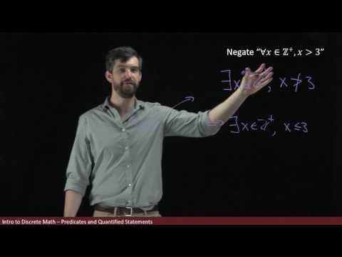 Negating Universal and Existential Quantifiers
