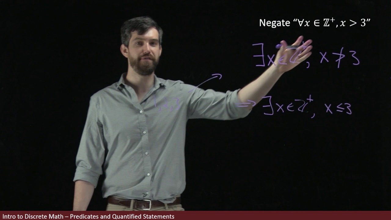 Negating Universal and Existential Quantifiers